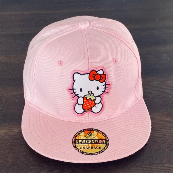Hello Kitty | Accessories | Hello Kitty Pink Snapback Hat | Poshmark